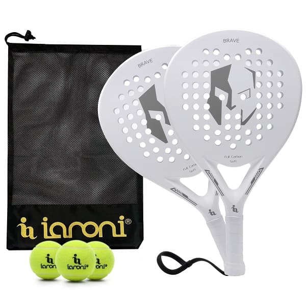 IANONI Sports PR660 Padel Racket Set Carbon Fiber EVA Core Suitable for ...